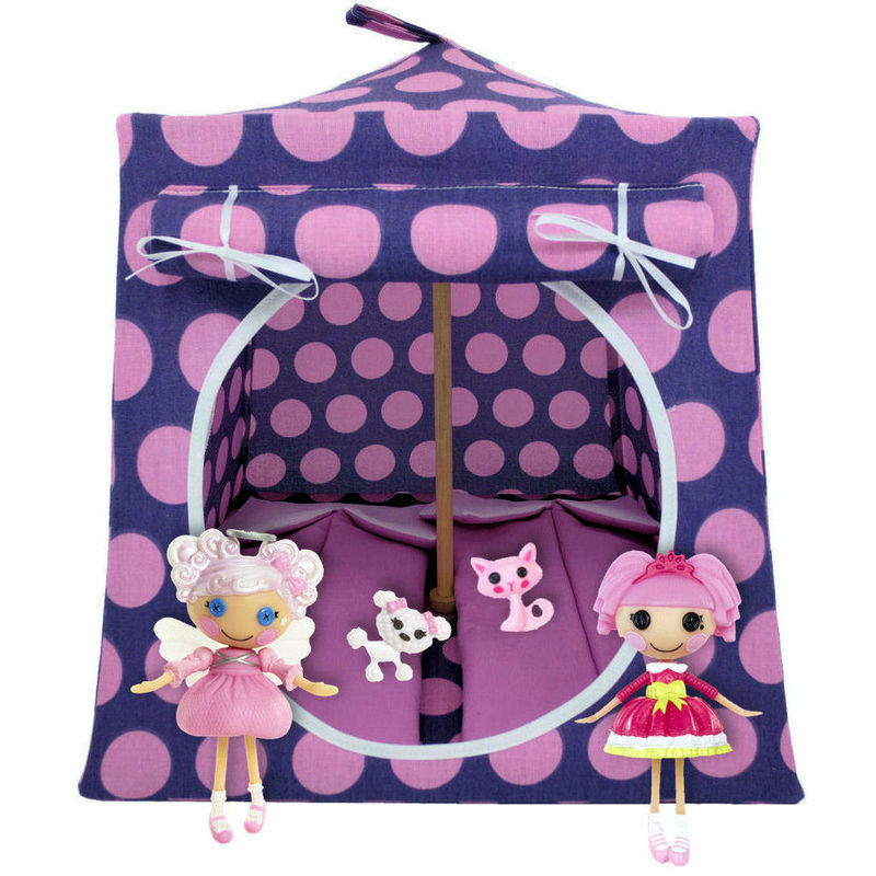 Purple print toy pop up tents for girls Collection - Toy Tents And Chairs