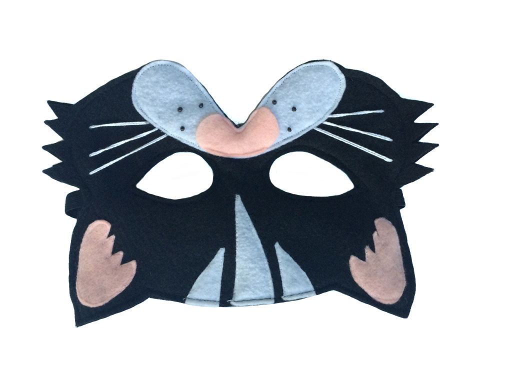 Children's Farm Barnyard Animal Yellow DUCK Felt Mask - Magical Attic