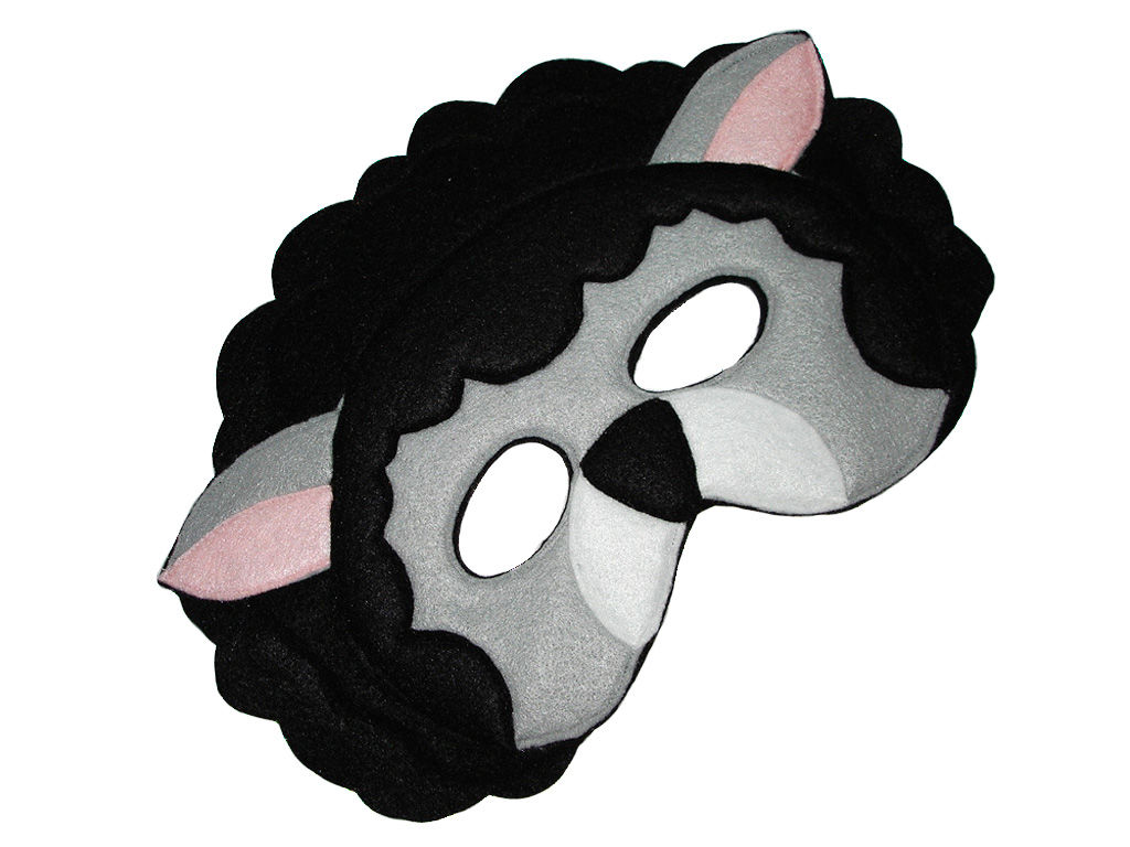 Children's Farm Barnyard Animal SHEEP Felt Mask - Magical Attic