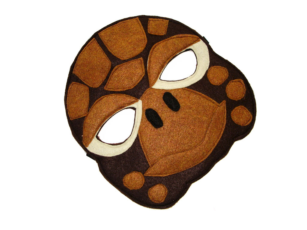 Children's Animal TURTLE Felt Mask - Magical Attic