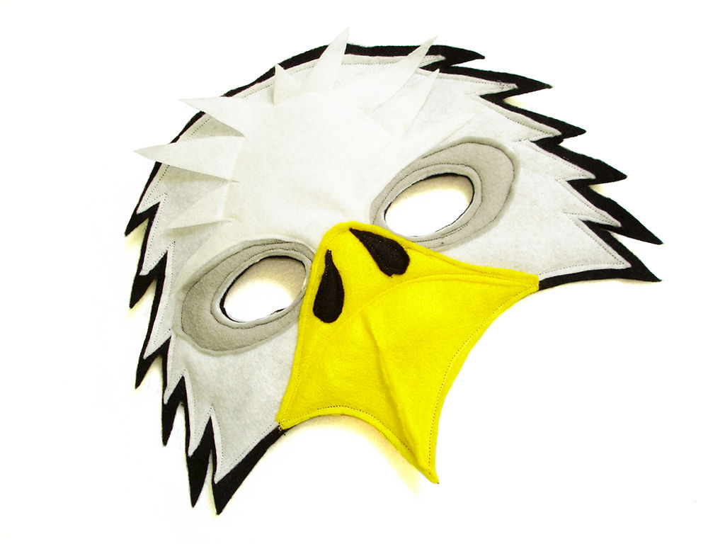 Children's BALD EAGLE Felt Mask - Magical Attic