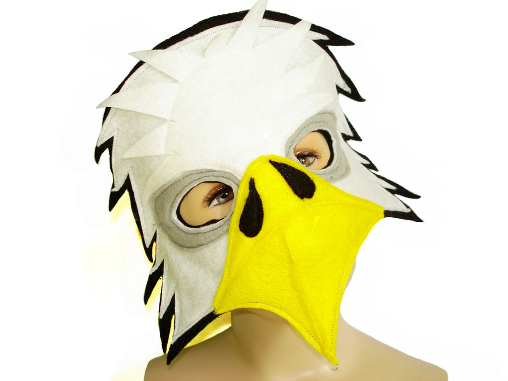 Children's BALD EAGLE Felt Mask - Magical Attic