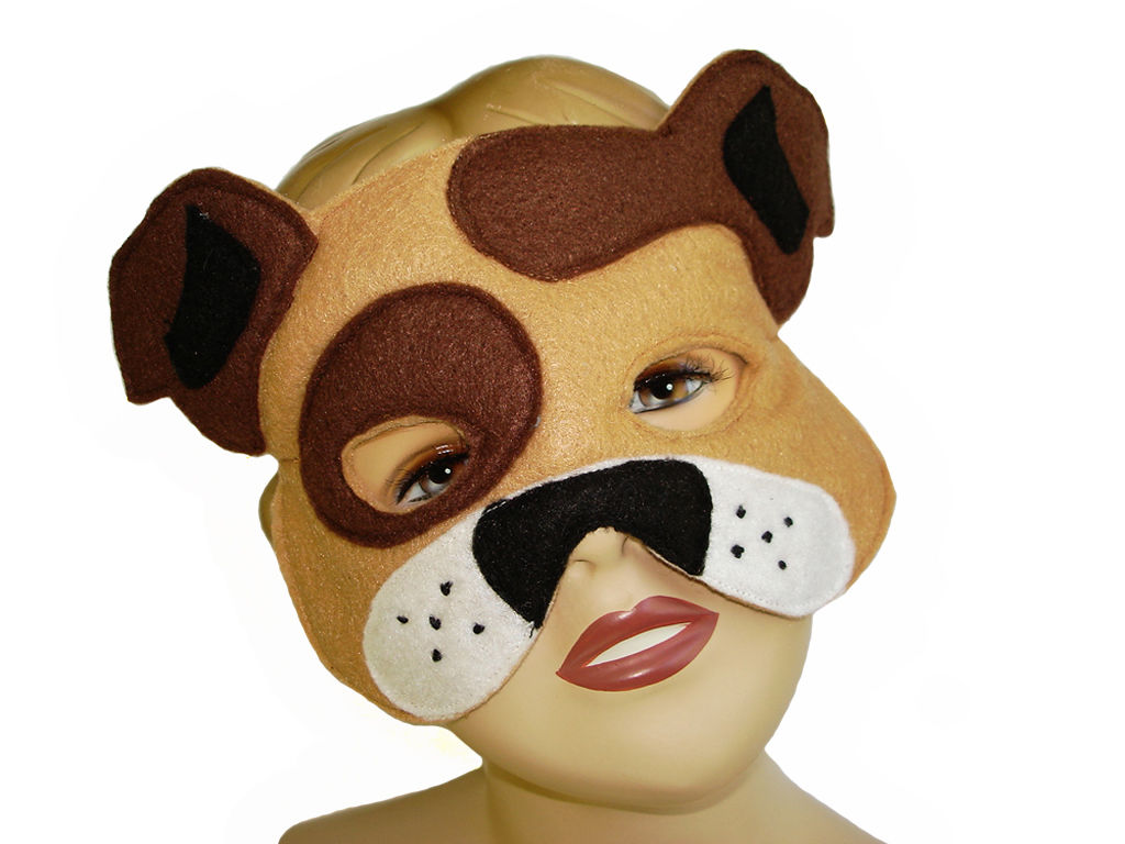 Children's Animal DOG Felt Mask - Magical Attic