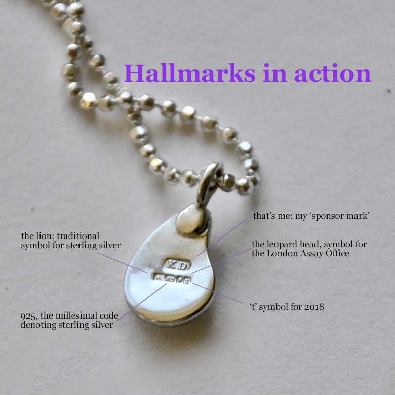 Understanding UK Hallmarking - Katerina Damilos Contemporary Jewellery