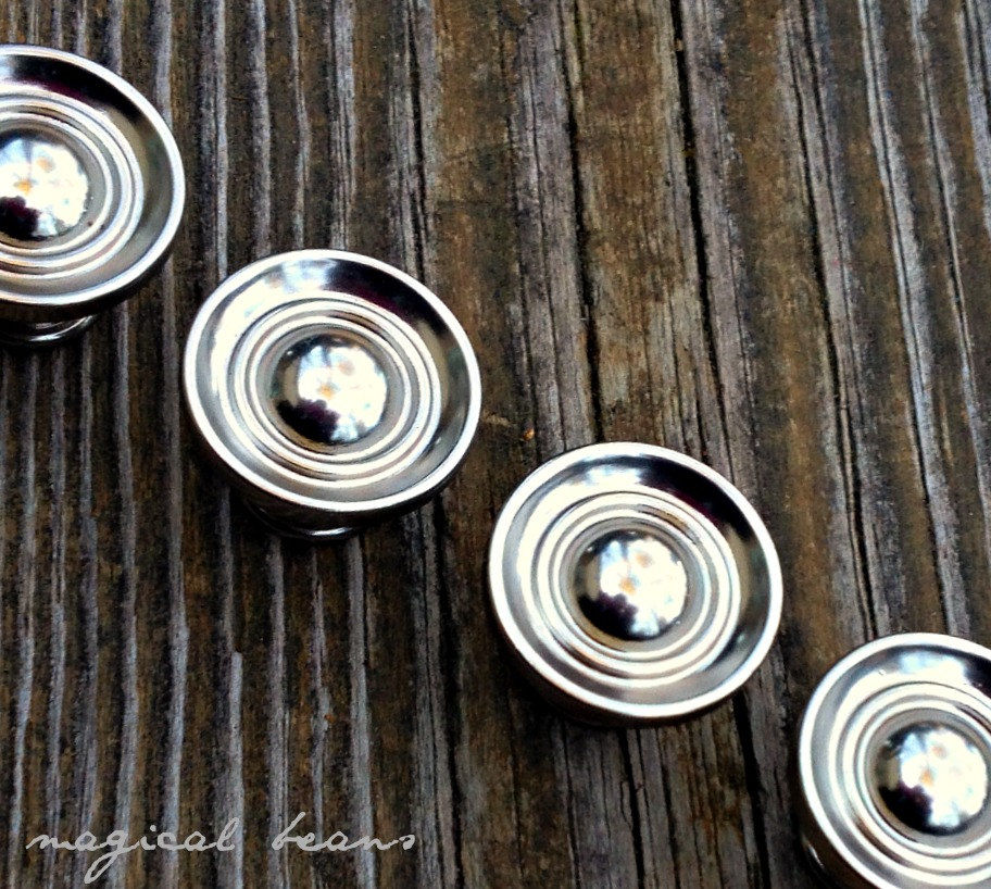 Small Decorative Polished Chrome Multi Ring Knobs - Magical Beans Home