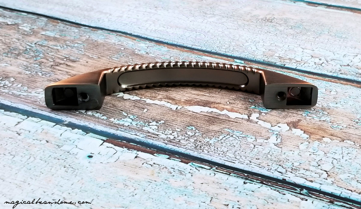 Decorative Weathered Copper Fluted Drawer Pull Handles - Magical Beans Home