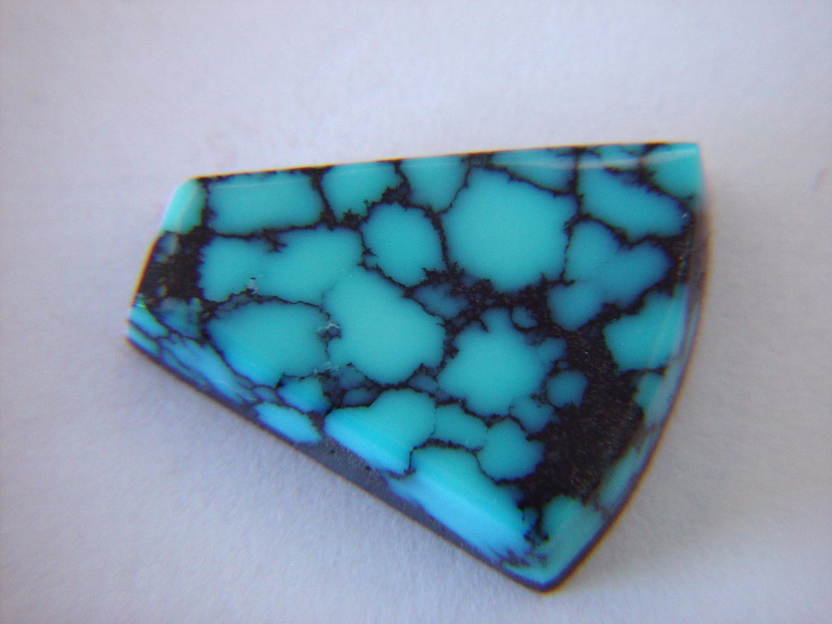 High Grade Spider Web Turquoise Custom Set in Sterling Silver ...