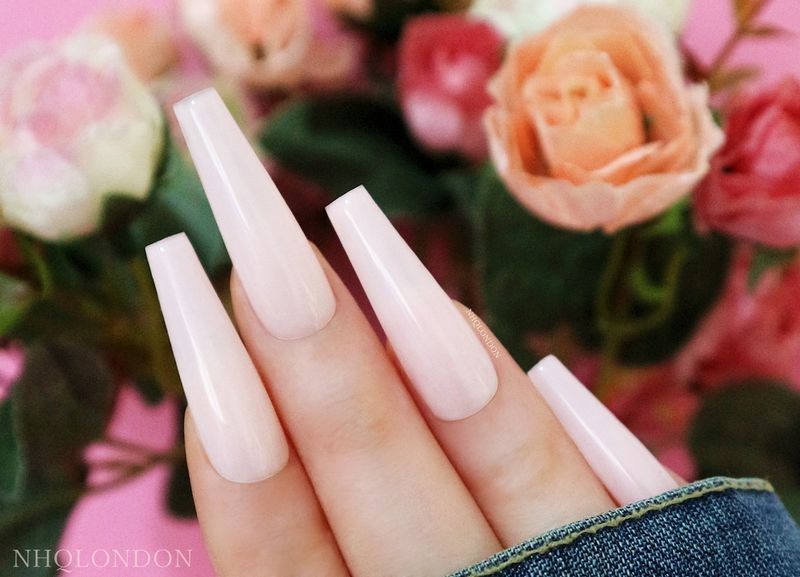 PRESS ON NAILS COFFIN SHAPE | BALLERINA SHAPE PRESS ON NAILS Collection ...