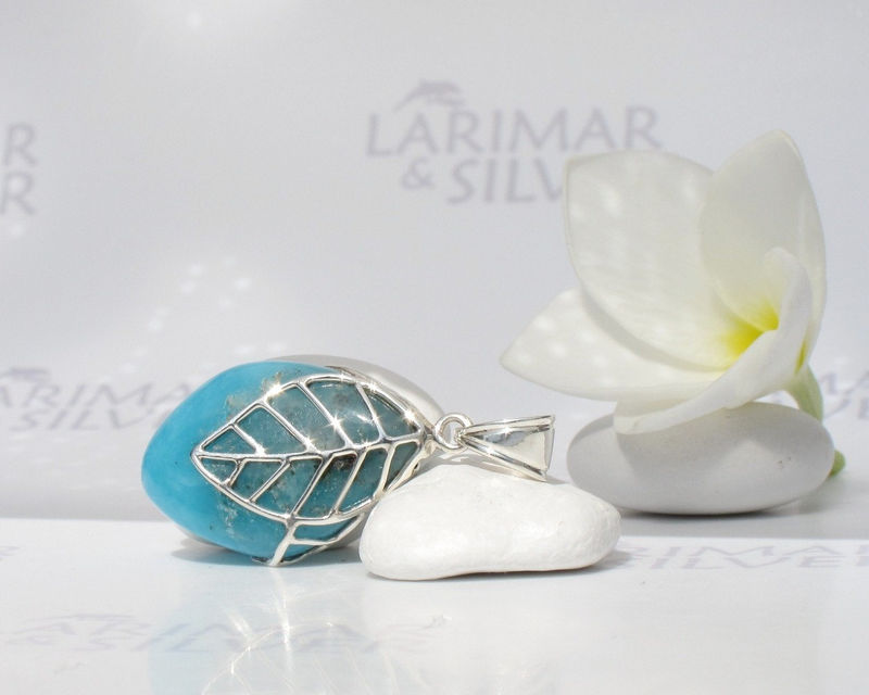 SOLD OUT - Larimarandsilver pendant, Fruit of the Secret Wisdom - deep ...