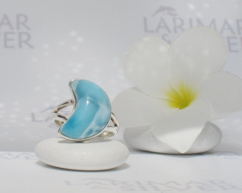 SOLD OUT - Larimarandsilver ring size 6.5, Mermaid Honeymoon, turquoise ...