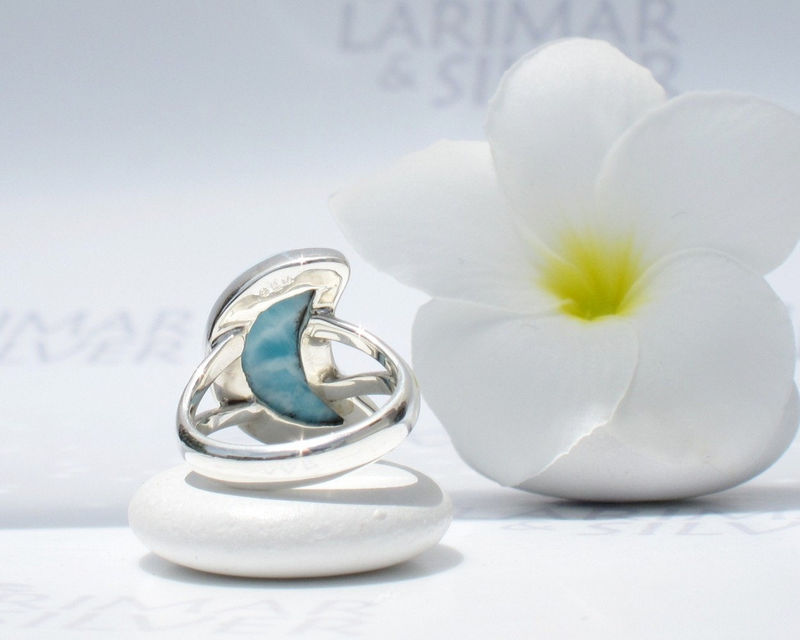SOLD OUT - Larimarandsilver ring size 6.5, Mermaid Honeymoon, turquoise ...
