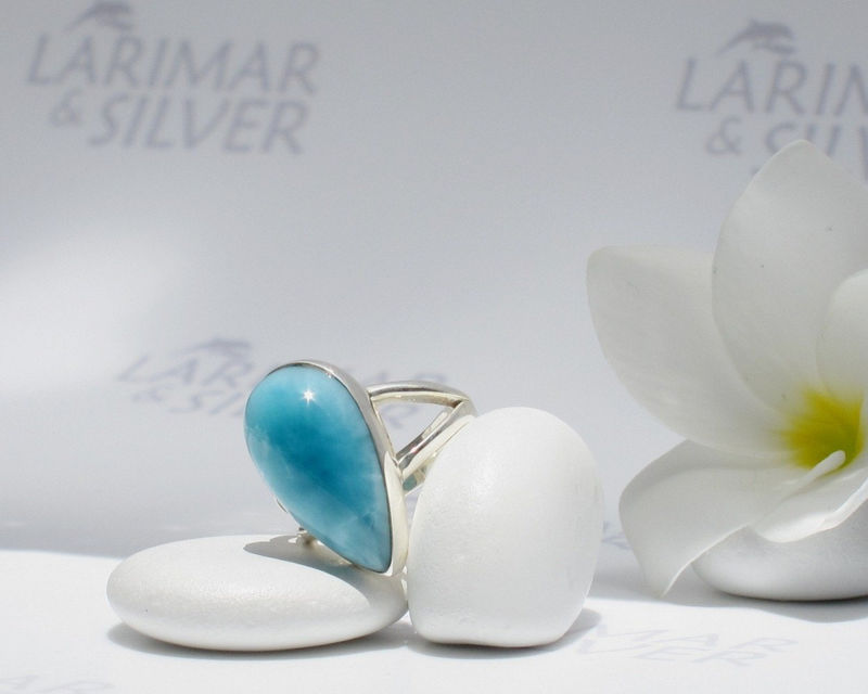 SOLD OUT - Larimarandsilver ring size 6, The Abyss of my Dreams ...