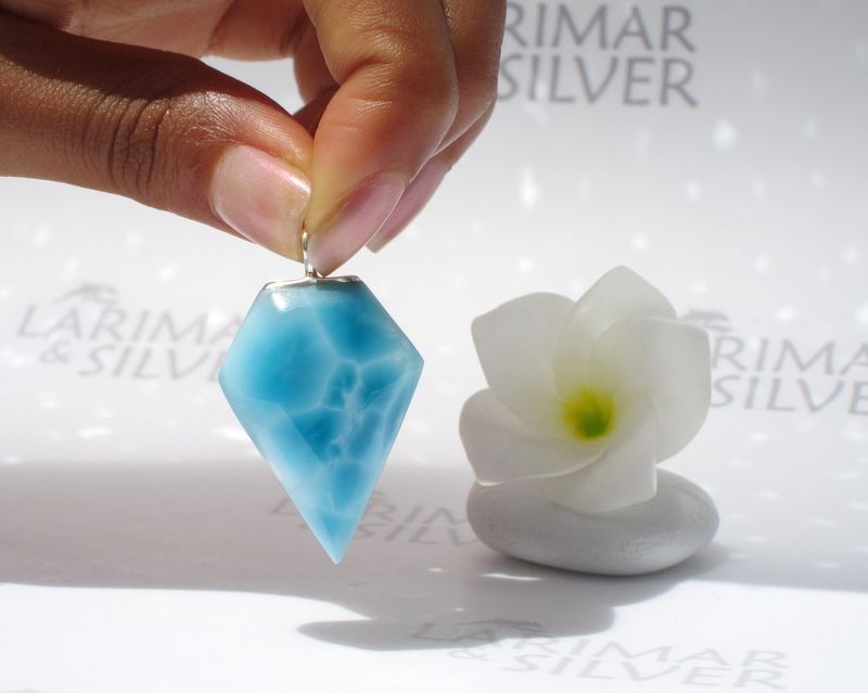 SOLD OUT - AAA Larimar pendulum pendant - Pendulum of Atlantis ...