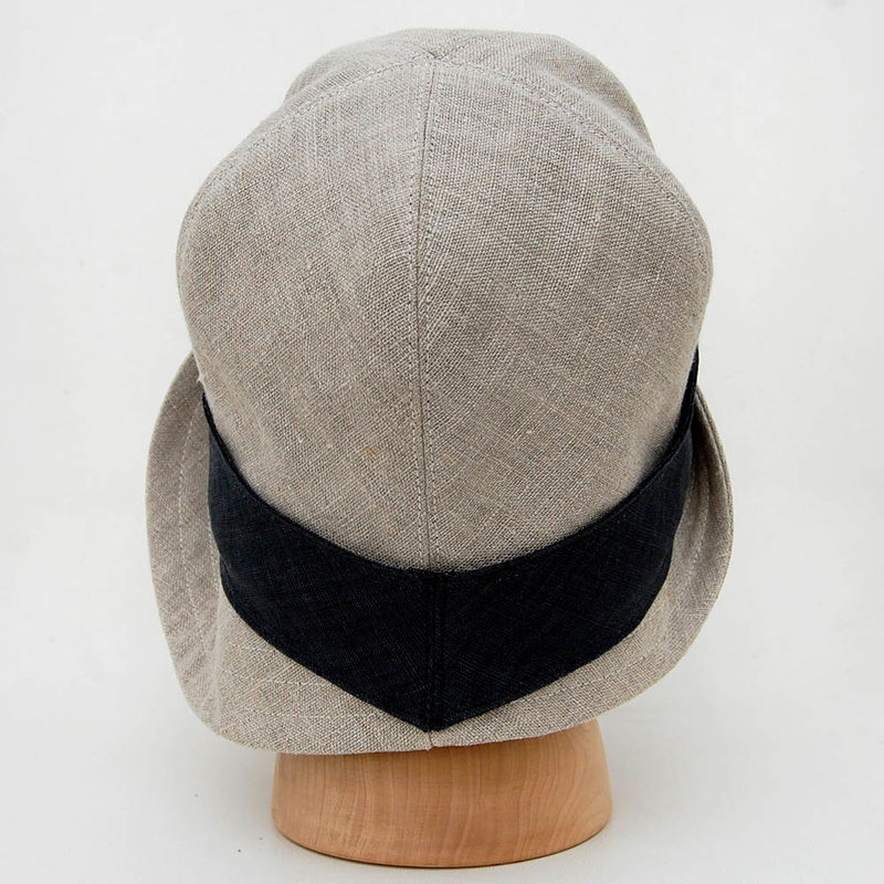 Natural French linen sun hat ZUTceleste - ZUT hats