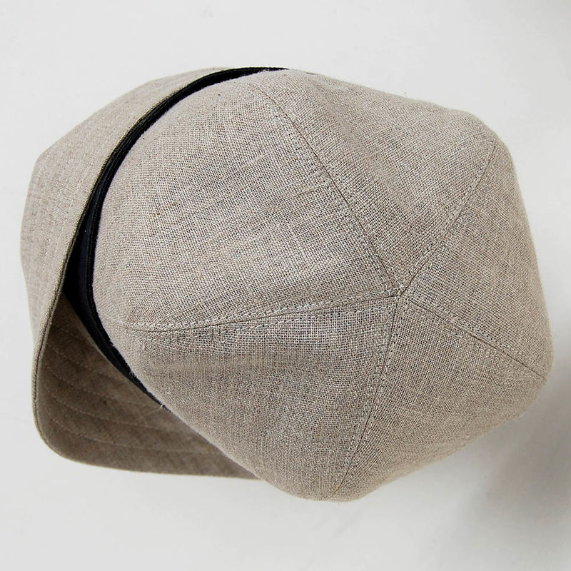 Natural French linen sun hat ZUTceleste - ZUT hats