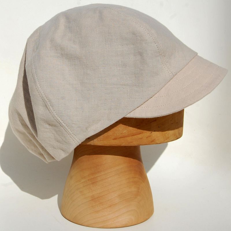 Japanese natural double gauze muslin summer cap, by ZUThats - ZUT hats
