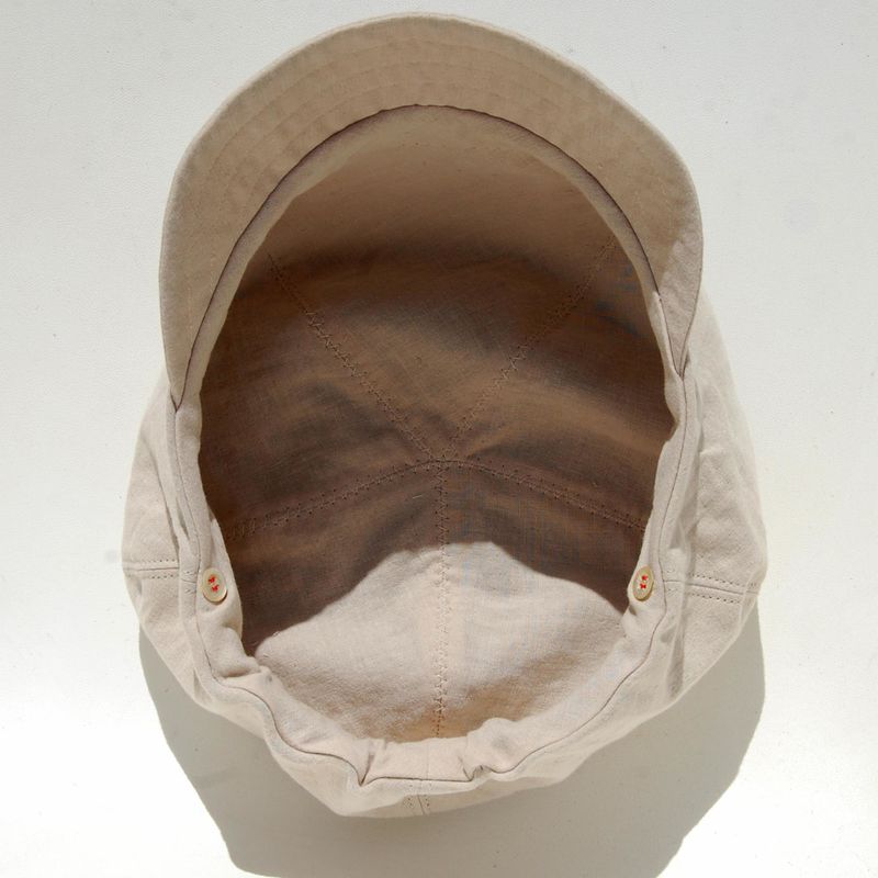 Japanese natural double gauze muslin summer cap, by ZUThats - ZUT hats