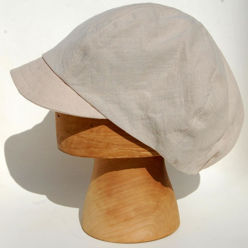 Japanese natural double gauze muslin summer cap, by ZUThats - ZUT hats