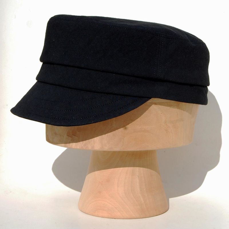 Handmade cap in Japanese mikkuso cotton-linen fabric, ZUTniko by ...