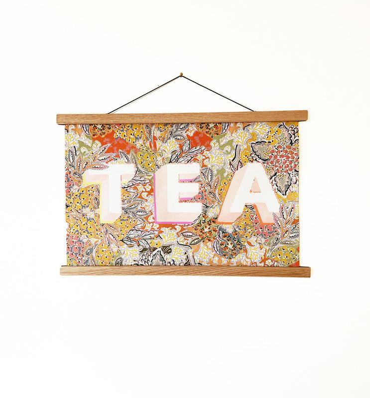 'Tea' Wall Hanging - Jericho Design House