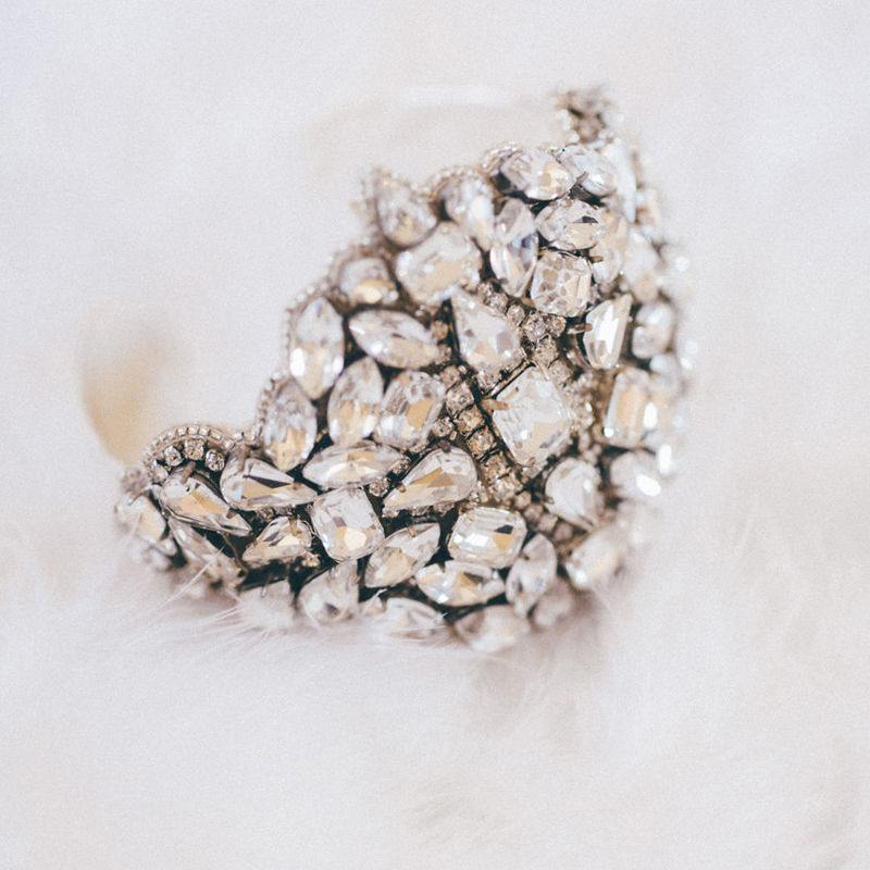 Swarovski crystal cuff bracelet - Donna Crain Accessories