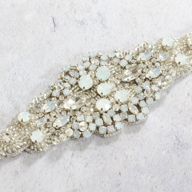 Swarovski Opal & Crystal Jewel Belt - Donna Crain Accessories