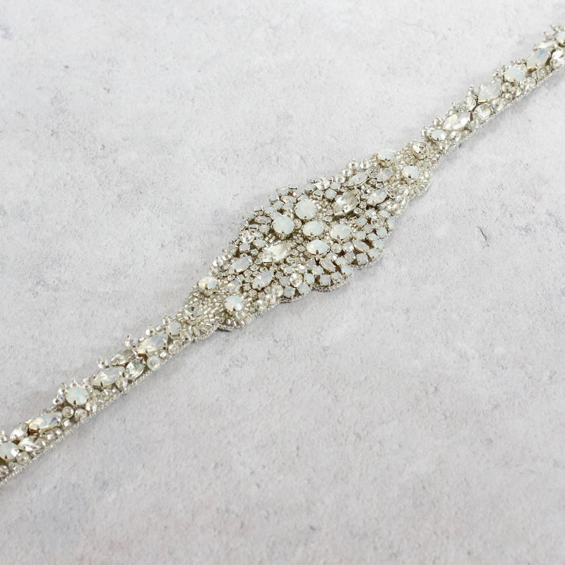 Swarovski Opal & Crystal Jewel Belt - Donna Crain Accessories