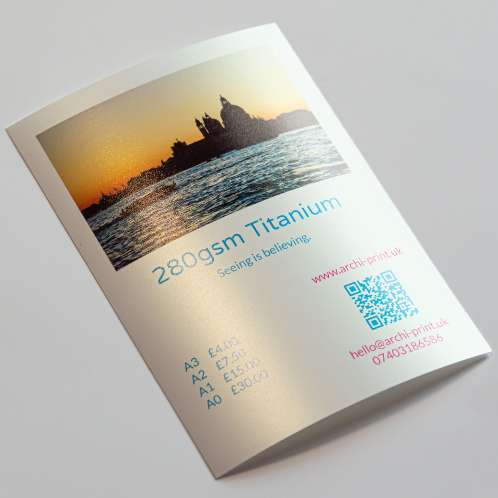 Student 280gsm Permajet Titanium Banner 610mm - ArchiPrint UK