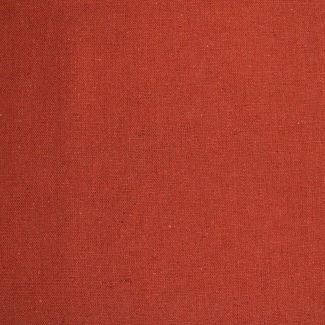Linen Mix Fabric in Rust Orange - Emporia Fabric & Craft
