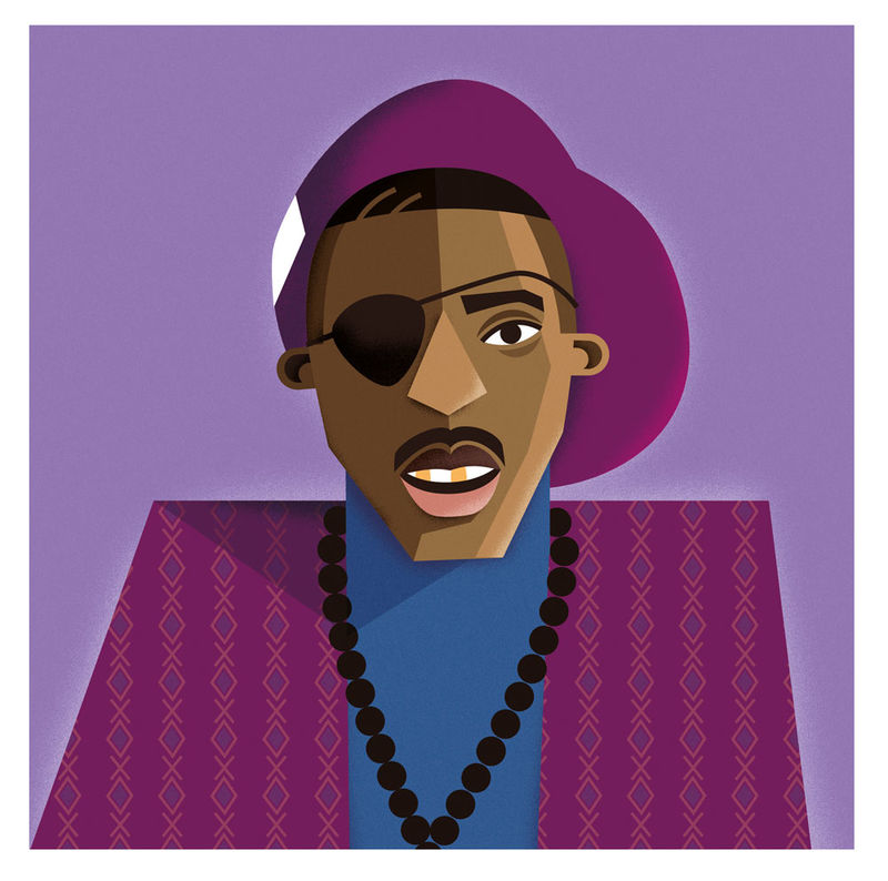 Slick - Hip Hop Head prints by Dale Edwin Murray