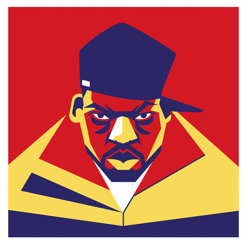 Rae - Hip Hop Head prints by Dale Edwin Murray