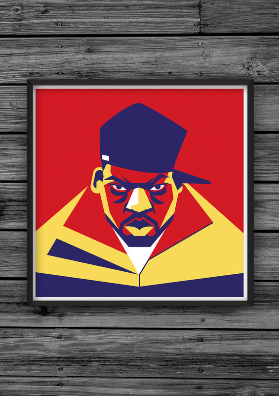 Rae - Hip Hop Head prints by Dale Edwin Murray