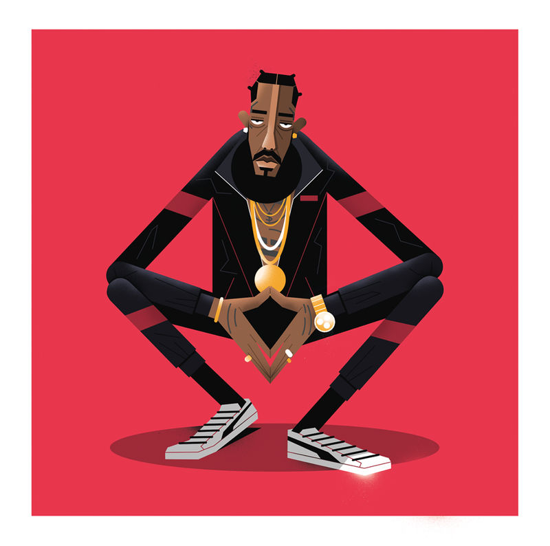 NH (Ltd edition) - Hip Hop Head prints by Dale Edwin Murray