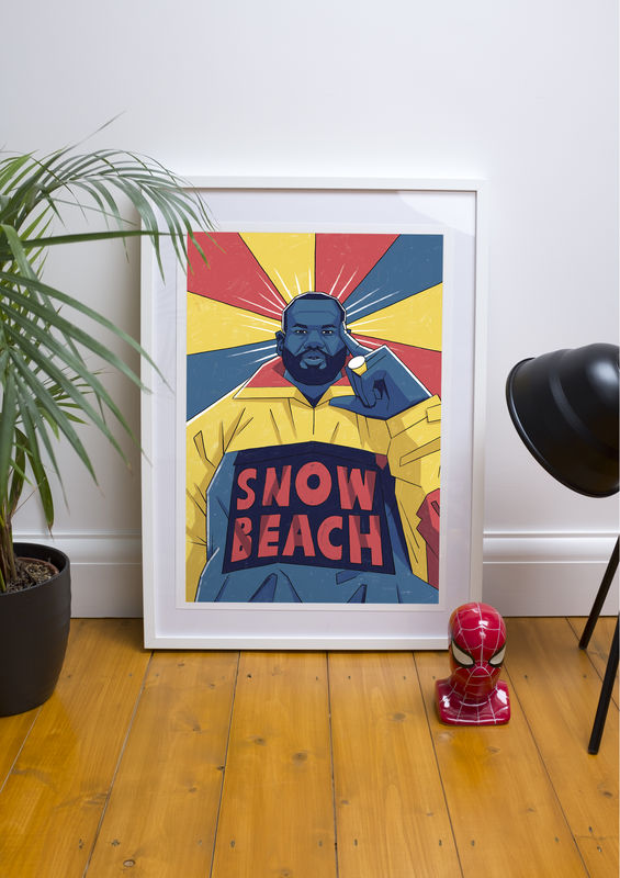 Chef - Hip Hop Head prints by Dale Edwin Murray