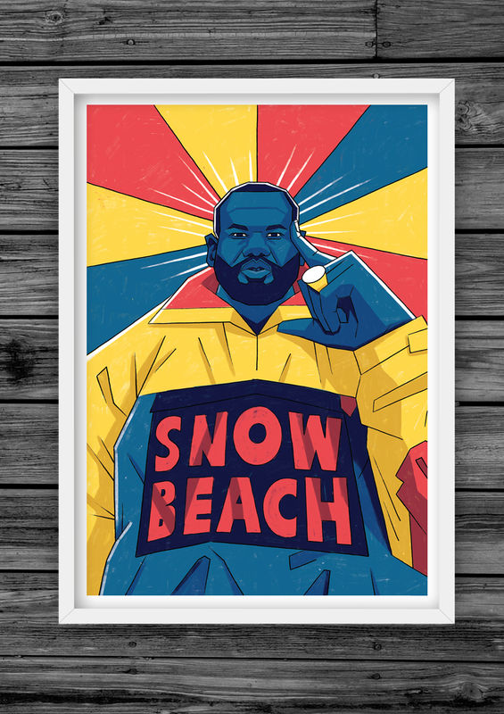 Chef - Hip Hop Head prints by Dale Edwin Murray