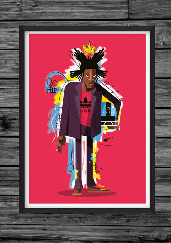 JMB - Hip Hop Head prints by Dale Edwin Murray