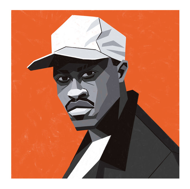 GStarr 2 - Hip Hop Head prints by Dale Edwin Murray