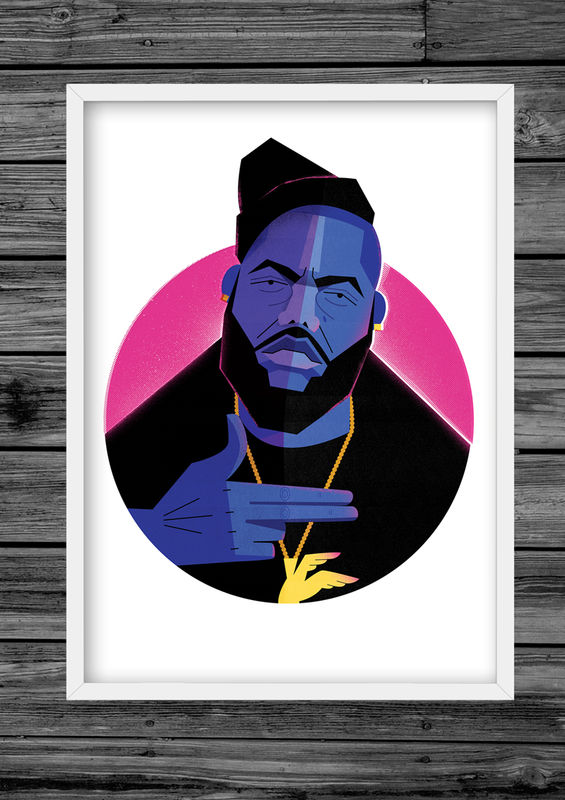 Limited edition Collection - Hip Hop Head prints by Dale Edwin Murray