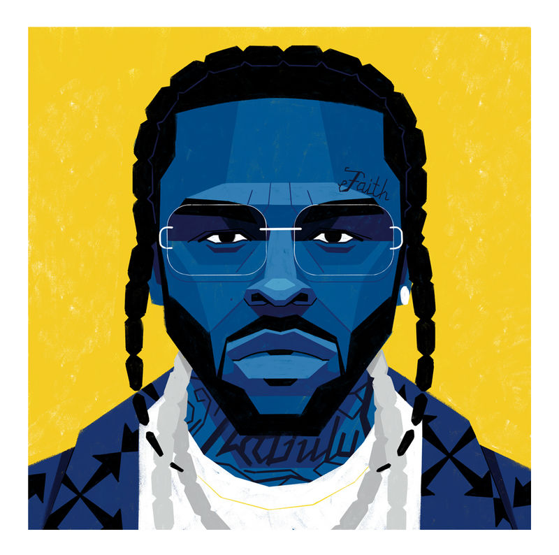 Smoke - Hip Hop Head prints by Dale Edwin Murray