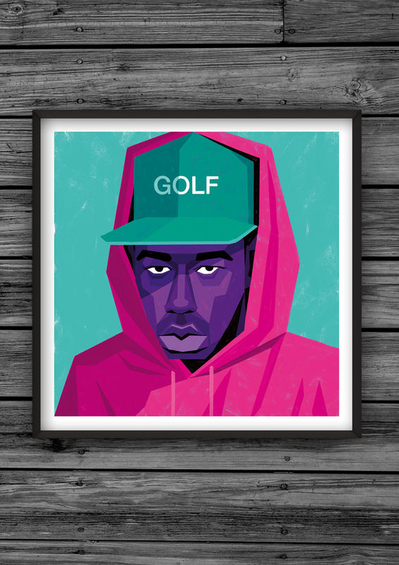 Realistic Collection - Hip Hop Head prints by Dale Edwin Murray