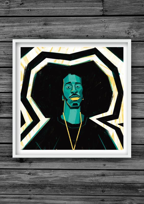Luda - Hip Hop Head prints by Dale Edwin Murray