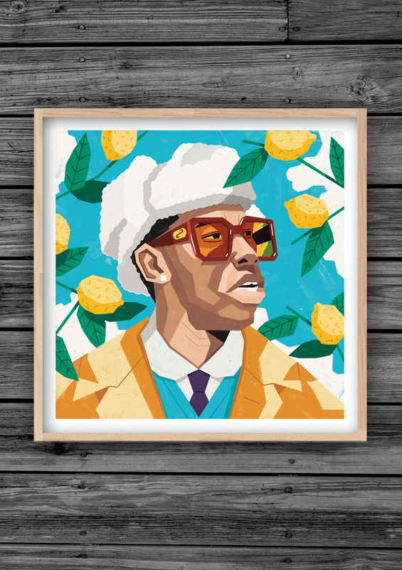 Hip Hop Head prints by Dale Edwin Murray