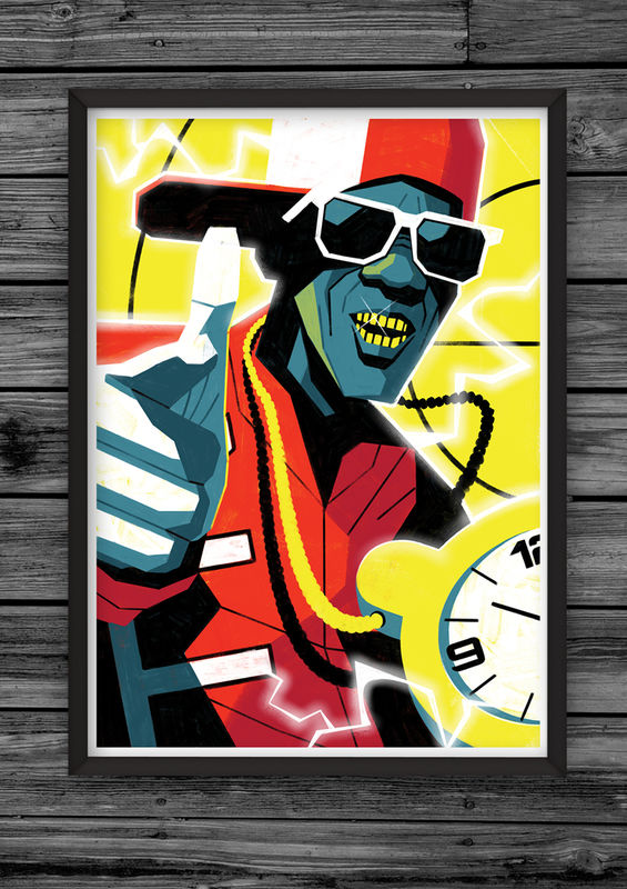 Hip Hop Head prints by Dale Edwin Murray