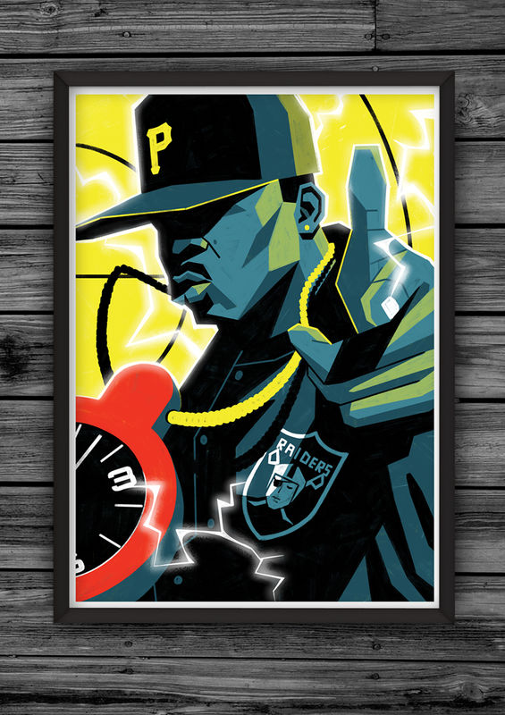 Hip Hop Head prints by Dale Edwin Murray