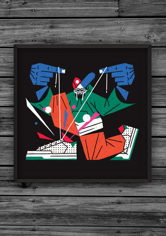 Hip Hop Head prints by Dale Edwin Murray