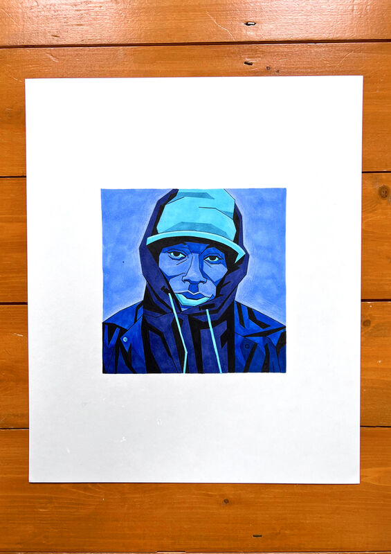 Hip Hop Head prints by Dale Edwin Murray