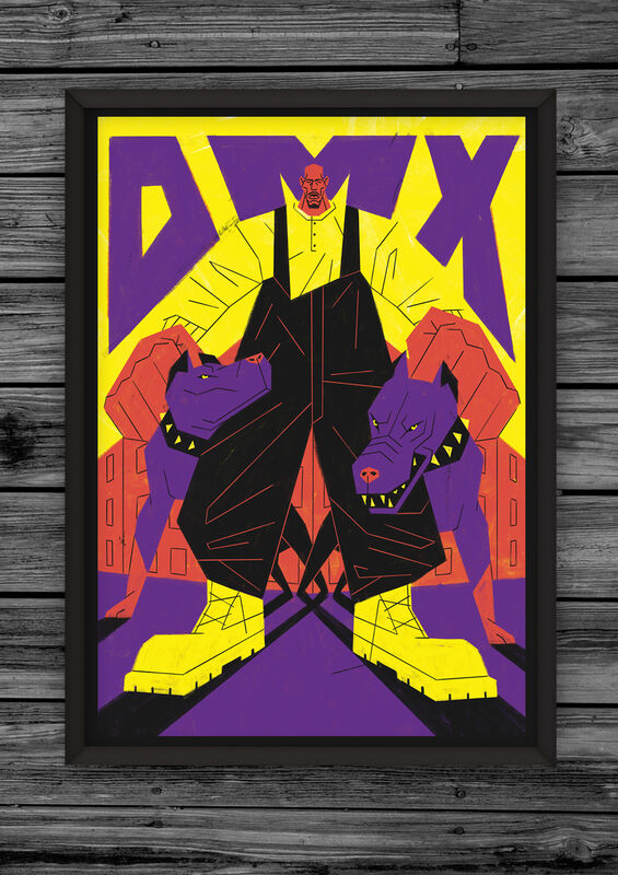 Hip Hop Head prints by Dale Edwin Murray