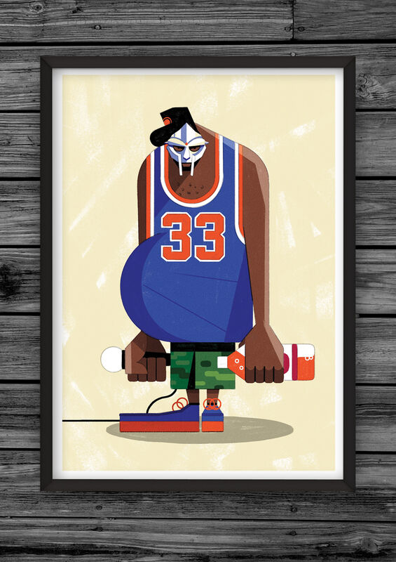 Hip Hop Head prints by Dale Edwin Murray