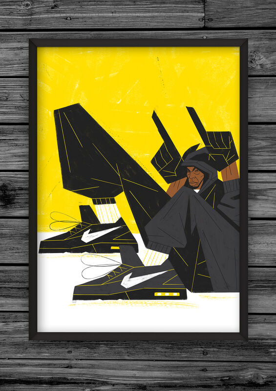 Hip Hop Head prints by Dale Edwin Murray