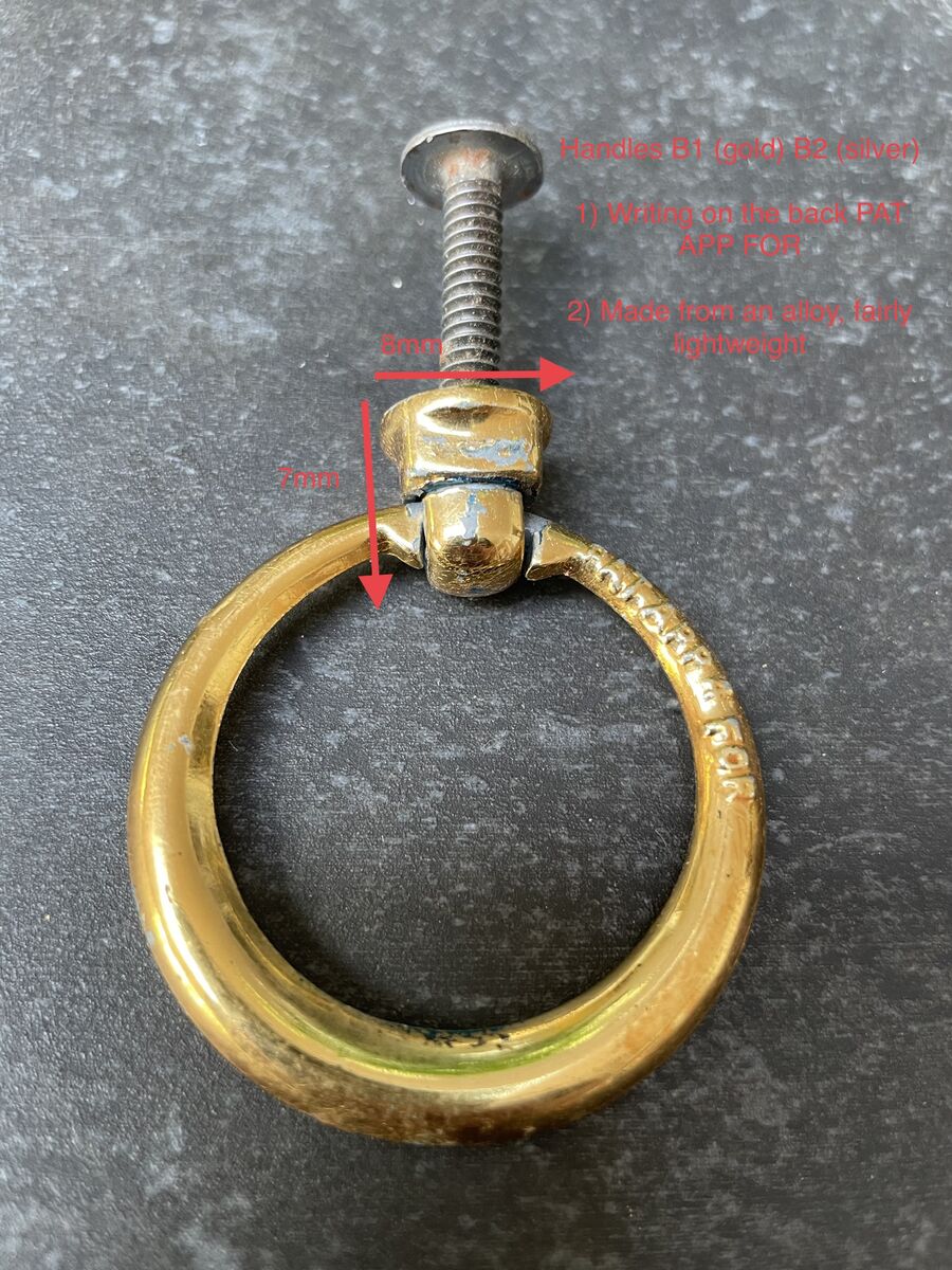 Stag Minstrel Handle B1 (gold) - Roosters